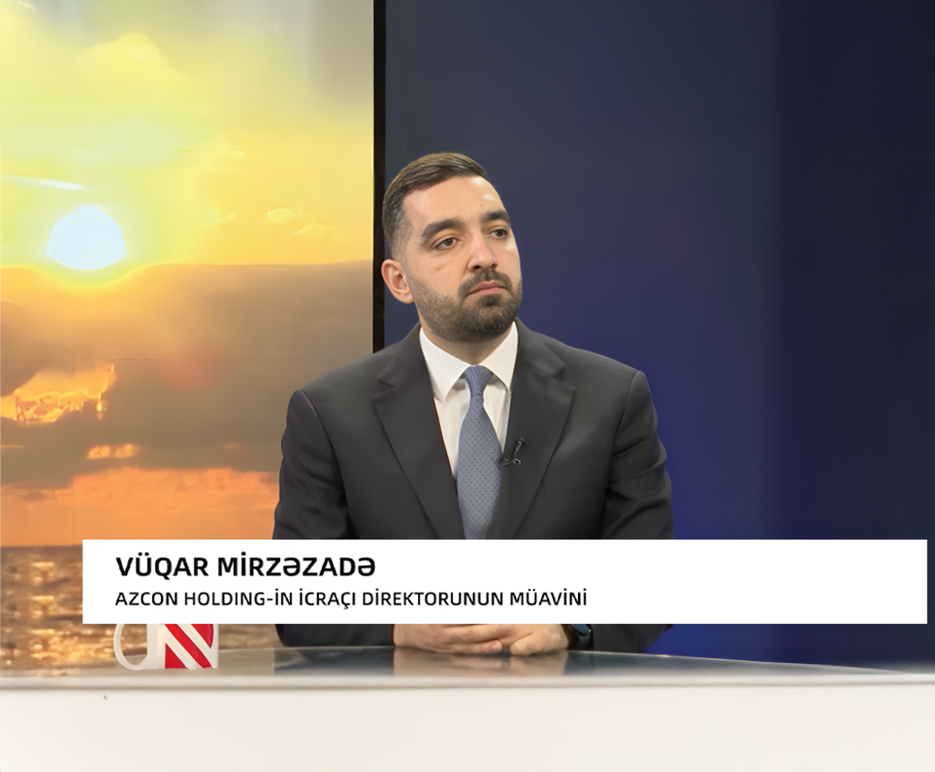 Vugar Mirzazade, Deputy Executive Director of AZCON Holding gave an ...